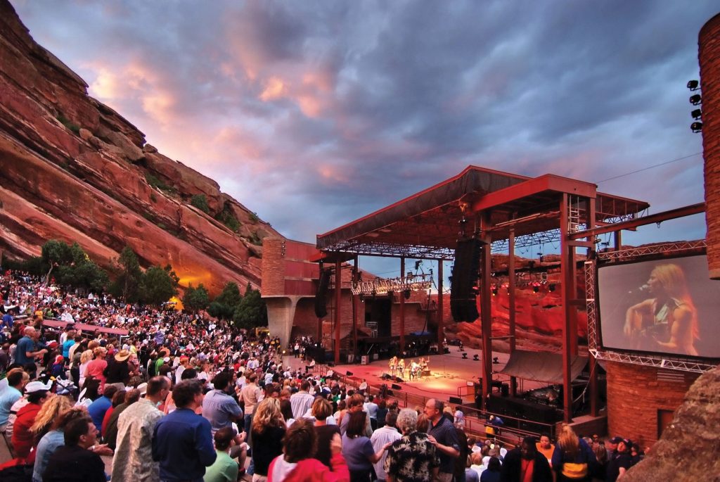 red rocks amphitheater - Stage Traveler – Corey Bell