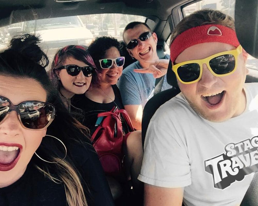 stagetraveler-in-car - Stage Traveler – Corey Bell